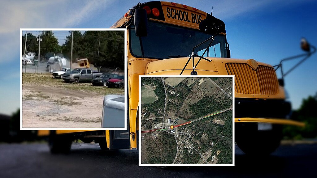 VIDEO: 17 children injured after South Carolina school bus collides with Tanker | ADN América